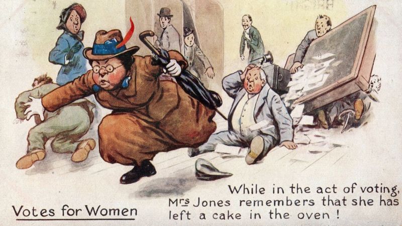 100 Women: The female protesters against giving women the vote - BBC News