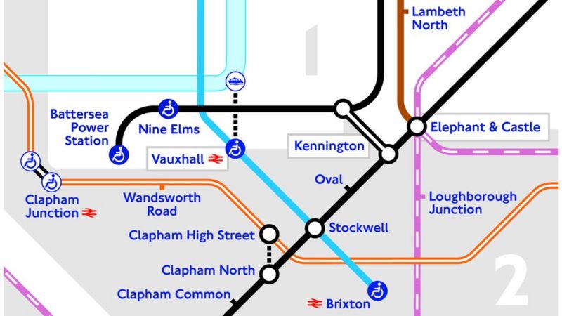 Northern line extension: Two new Tube stations open - BBC News