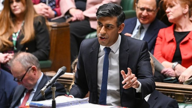 Newspaper headlines: 'Rishi saves his bacon' and 'Sunak heads off right ...