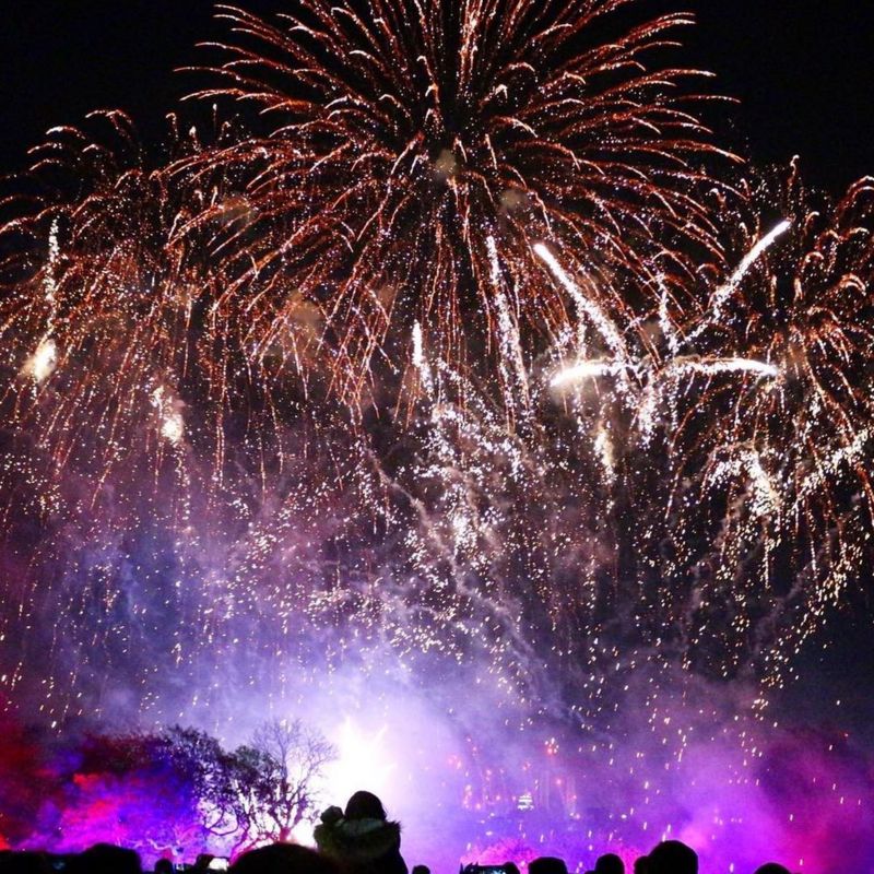 Fireworks and fizzes of Bonfire Night - BBC News