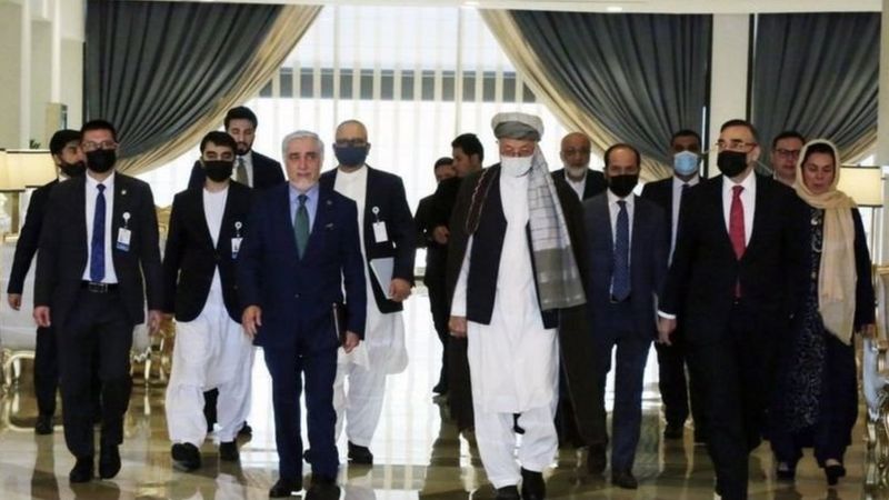 مذاکرات مستقیم طالبان و دولت افغانستان در نشست صلح دوحه؛ آغاز روز دوم