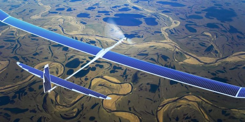 Facebook's laser drones v Google's net-beaming balloons - BBC News