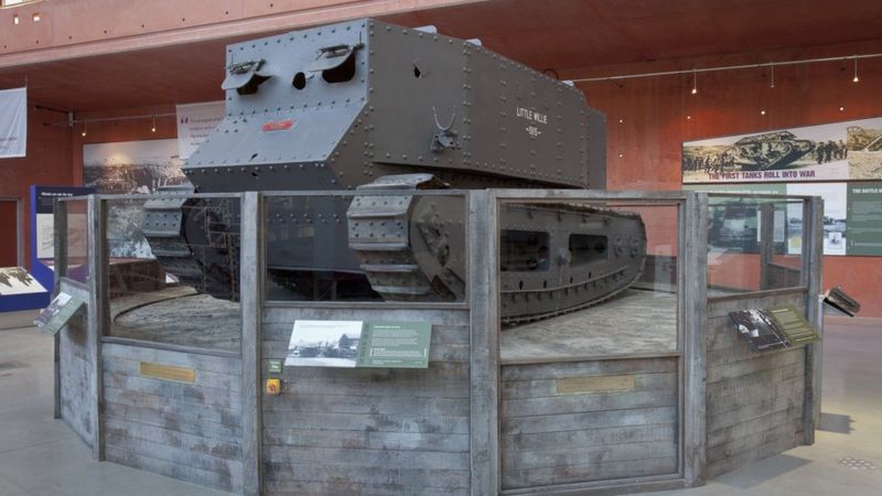 'Little Willie' tank marks centenary - BBC News