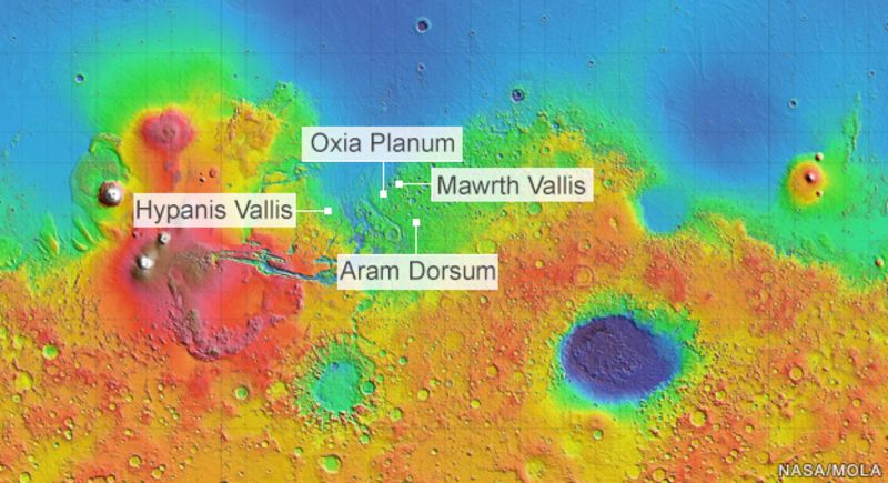 ExoMars rover: Landing preference is for Oxia Planum - BBC News