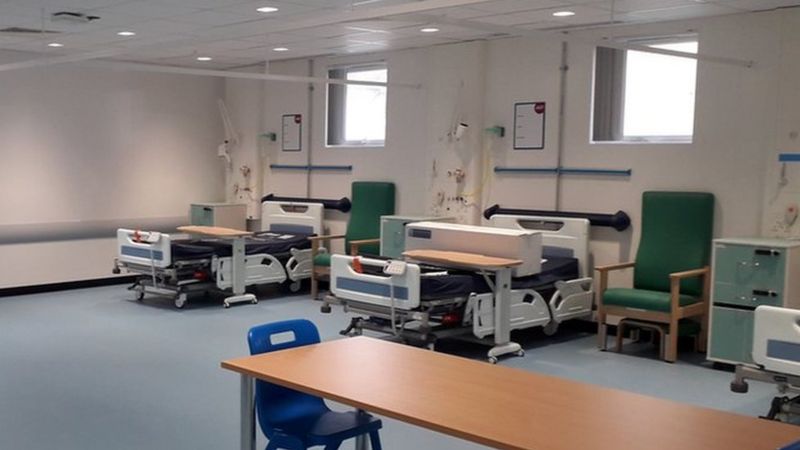 New ward at Royal Cornwall Hospital, Truro - BBC News