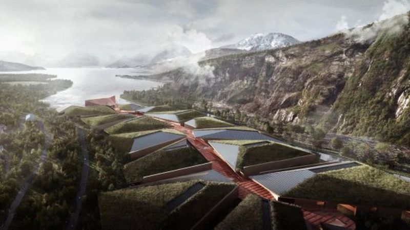 Record-sized data centre planned inside Arctic Circle - BBC News