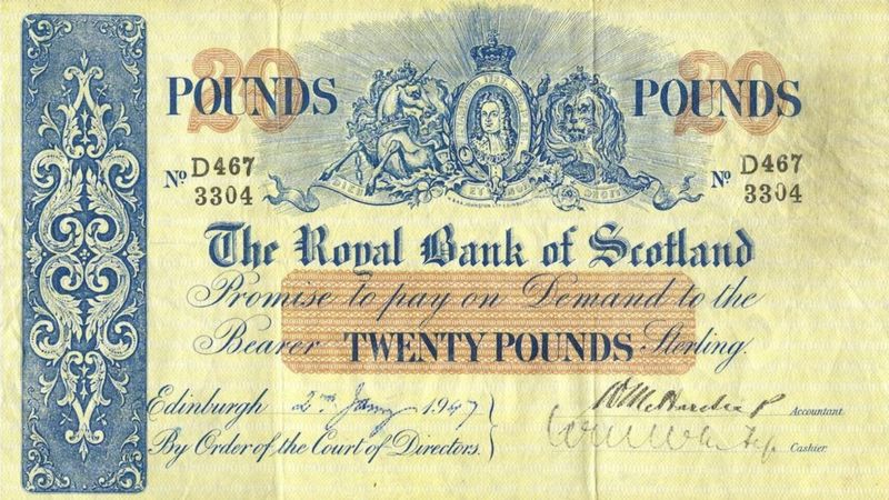 How Scotland changed the face of British banknotes - BBC News