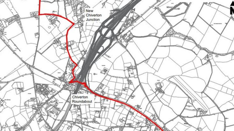 New bridge over A30 in Cornwall revealed to public - BBC News