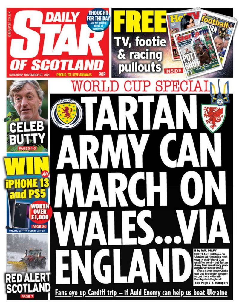 Scotland's papers: Omicron variant fears and storm chaos - BBC News