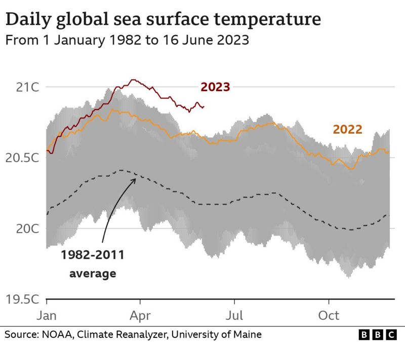 Climate change: Sudden heat increase in seas around UK and Ireland ...