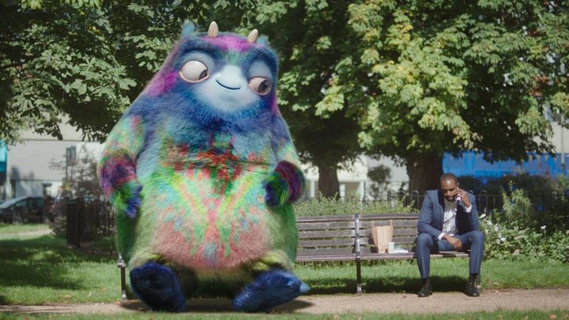 Hairy monster warns employers to set up pension schemes - BBC News