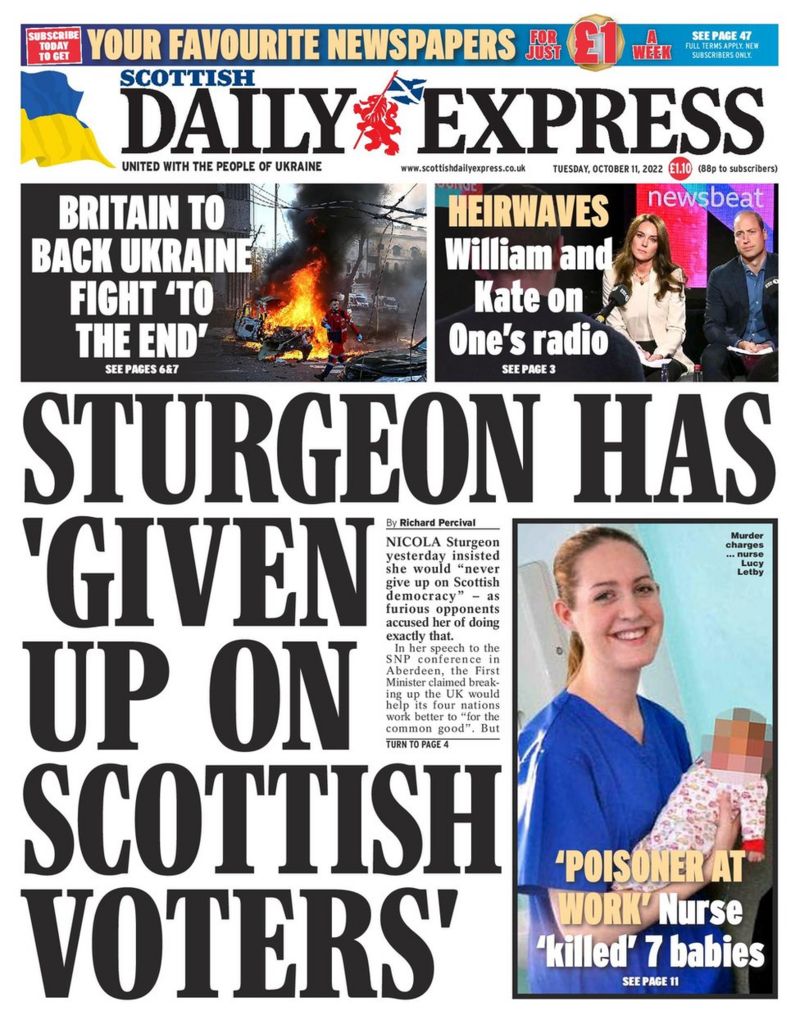 Scotland S Papers 20bn Indy Scotland Boost And The Baby Poisoner