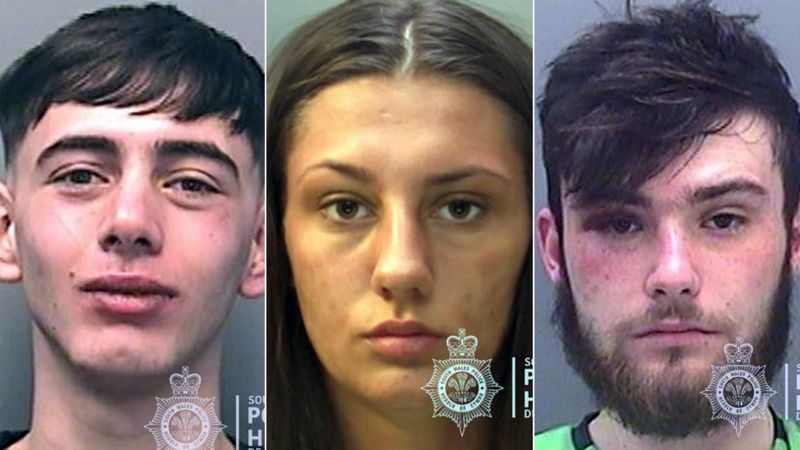 'Feral' Swansea gang jailed for attacking delivery drivers - BBC News