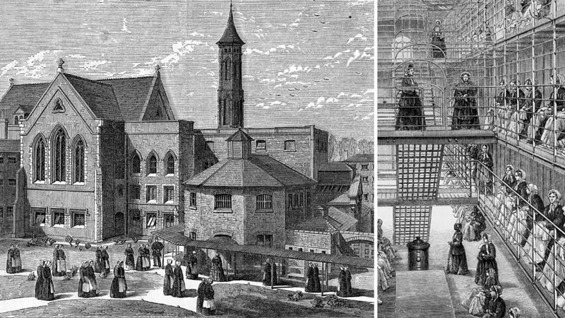 Bricks and bars: The tough urban prisons of the past - BBC News