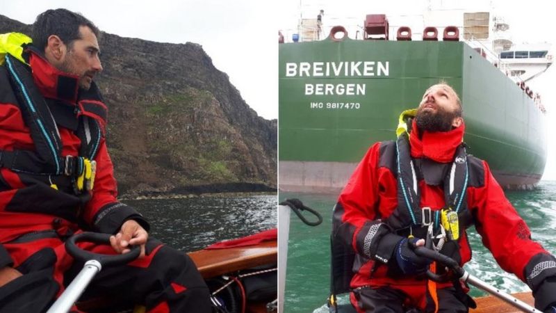 Sailors go around mainland Britain in 15 days - BBC News