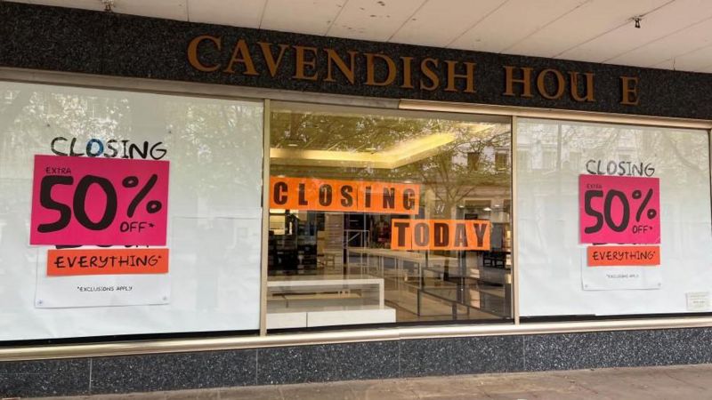 Cavendish House department store in Cheltenham closes down - BBC News
