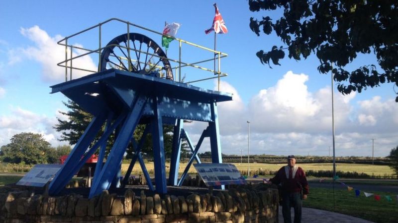 Memorial for Point of Ayr Colliery miners unveiled near Prestatyn - BBC ...