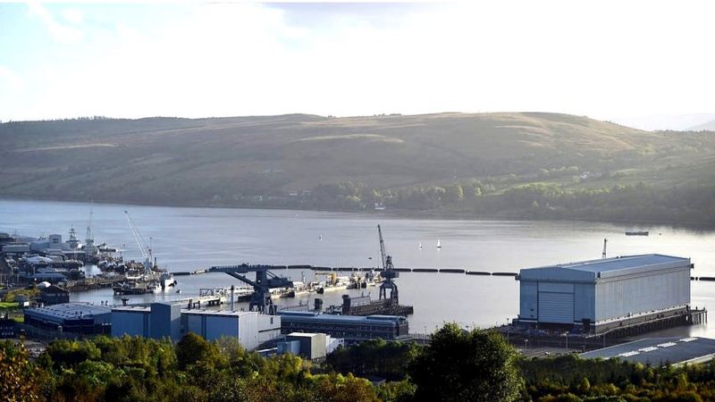 Strike action begins at Clyde nuclear naval bases - BBC News