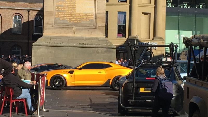 Transformers filmed in Newcastle city centre - BBC News