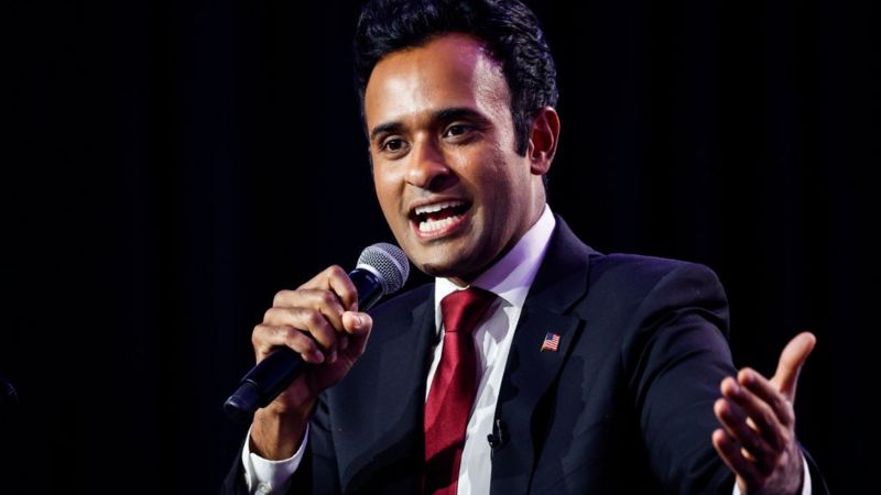 Eminem tells Republican Vivek Ramaswamy to stop rapping his songs - BBC ...