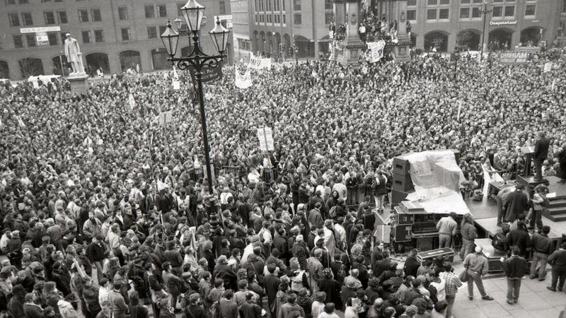 Manchester's LGBTQ history: Photos showcase 'iconic moments' - BBC News
