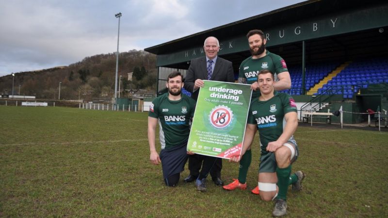 Borders rugby sevens tournament underage drinking tackled - BBC News