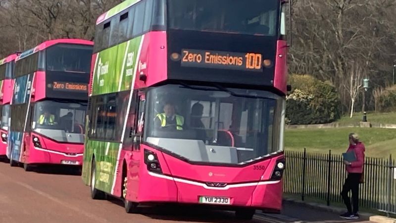 Translink: First zero-emission buses set to hit the streets - BBC News