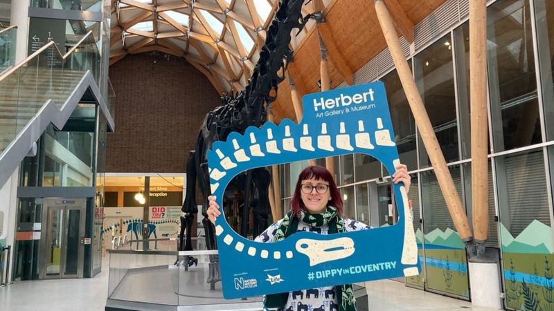 Dippy the dinosaur draws 10,000 visitors in first week in Coventry ...