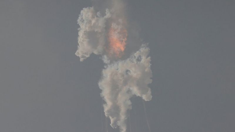 Starship launch: Test is successful but rocket blows up after take off ...