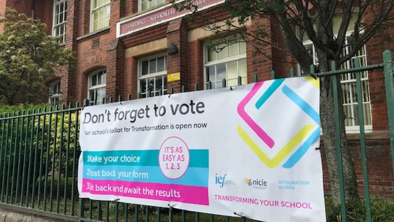 Harding Memorial Primary in east Belfast to be integrated - BBC News