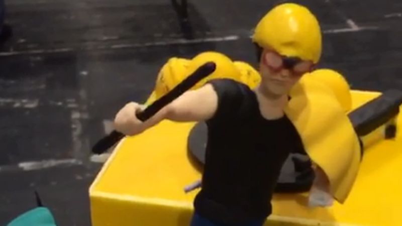 Hong Kong 'protest' cake disqualified from UK competition - BBC News