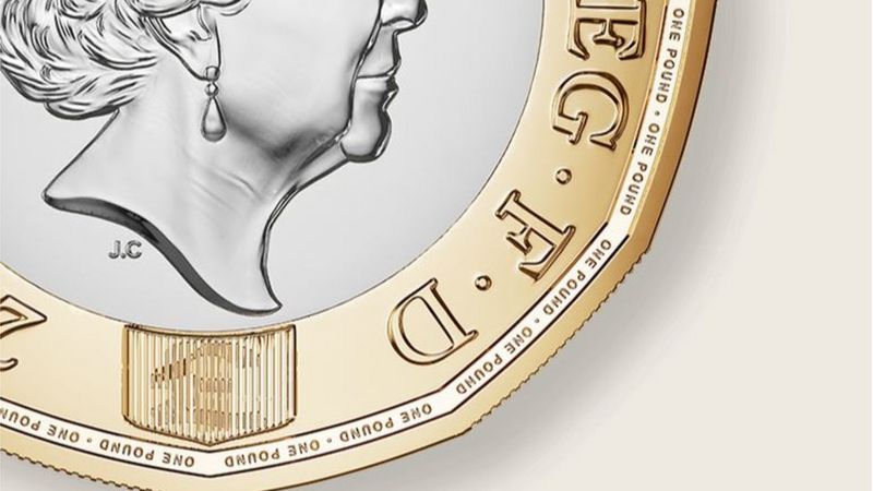 New £1 coin's 'hidden' security feature - BBC News