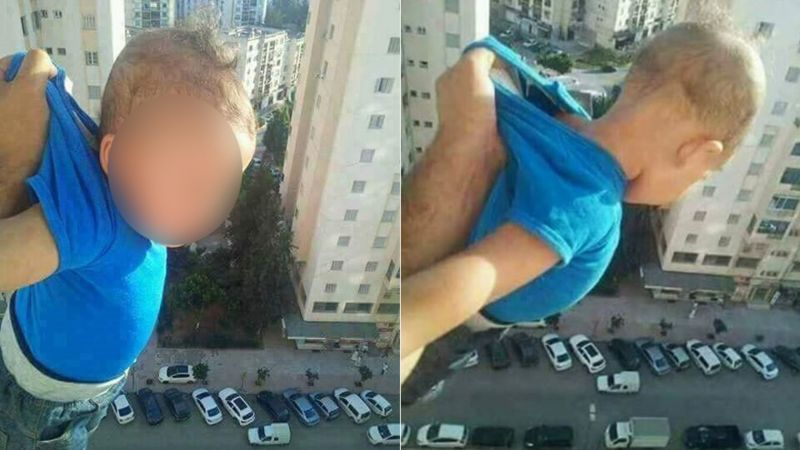 Man jailed for dangling baby from window in Algeria - BBC News