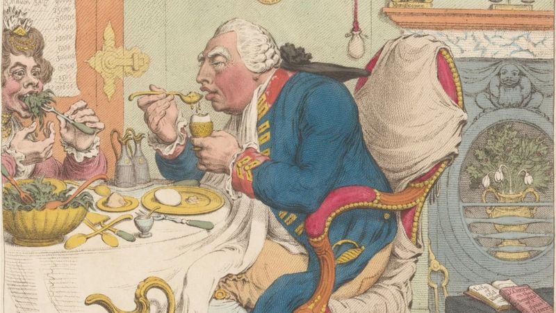 King George III's taste for kebabs shown in Essex University data - BBC ...