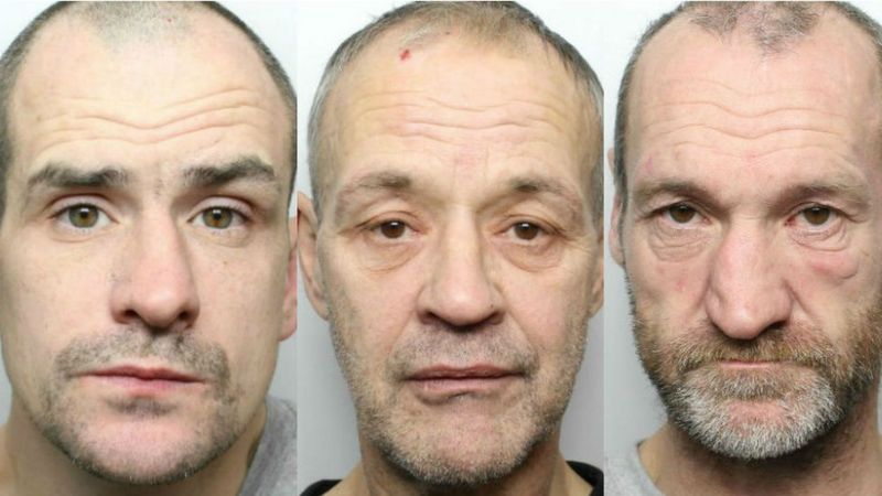 Leeds 'body in bin' murder: Three men jailed for life - BBC News