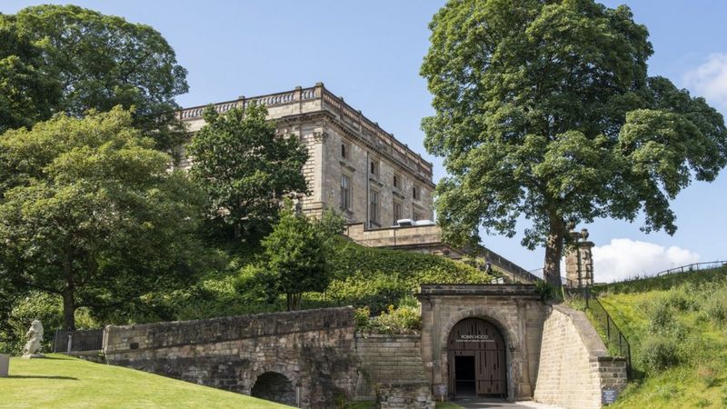 Nottingham Castle officially reopens to visitors - BBC News