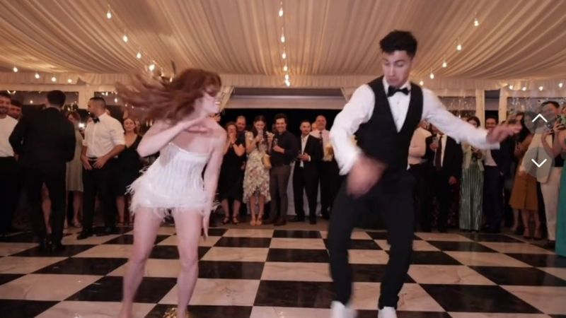 The Next Step: James and Giselle actors get married! - BBC Newsround