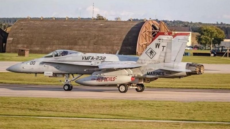 US Marine Corps pilot killed in F-18 jet crash in Cambridgeshire Fens ...