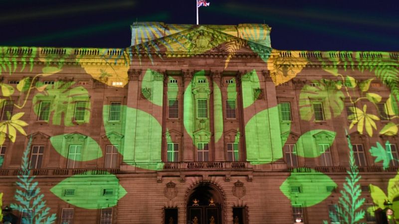 Why has Buckingham Palace turned green? - BBC Newsround