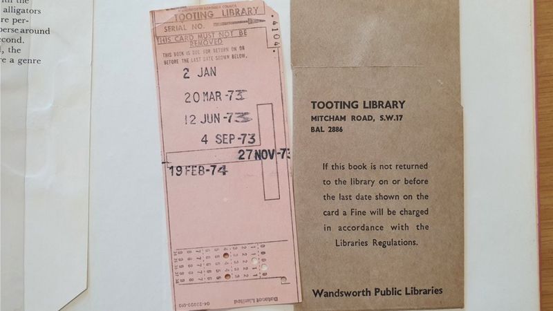 Tooting library waives 48-year fine after book returned from Canada ...