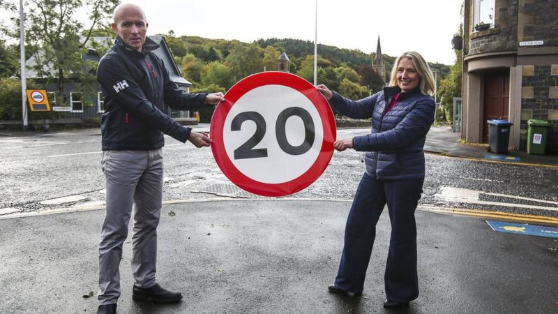 Borders 20mph speed limit move made permanent - BBC News