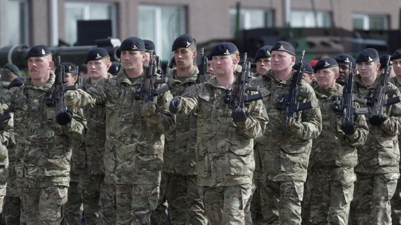 Nato sends 'alive and strong' message from Estonia - BBC News