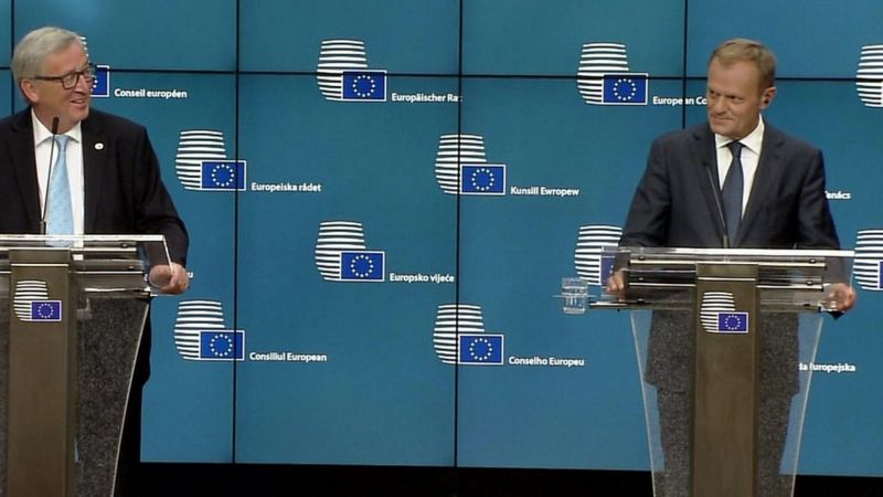 UK in Brexit pledge on citizens’ rights at EU summit - BBC News