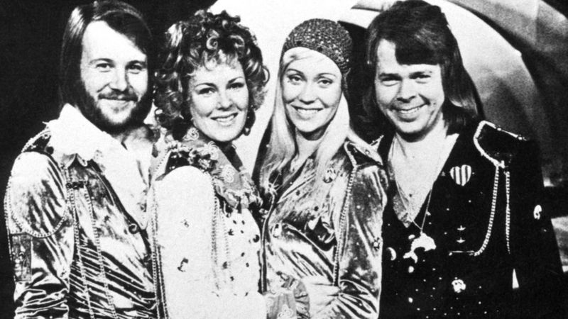 ABBA exhibition to highlight rise to fame in 'bleak' 1970s - BBC News