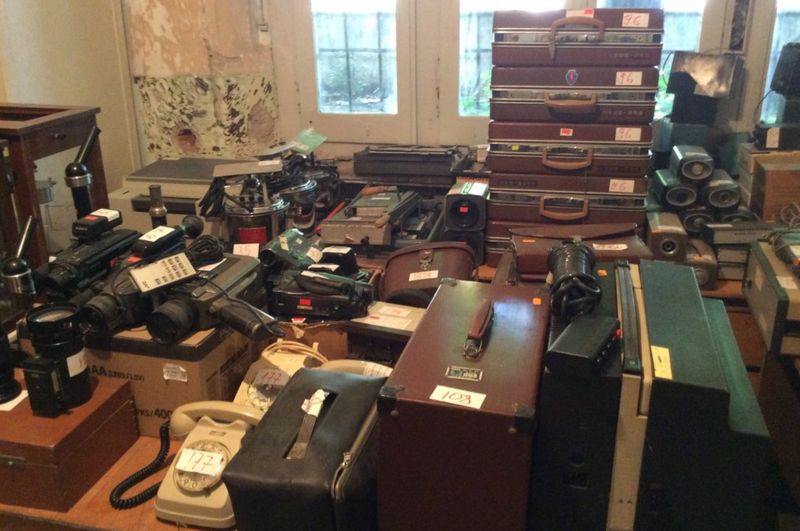 Albania puts communist spy kit on show - BBC News