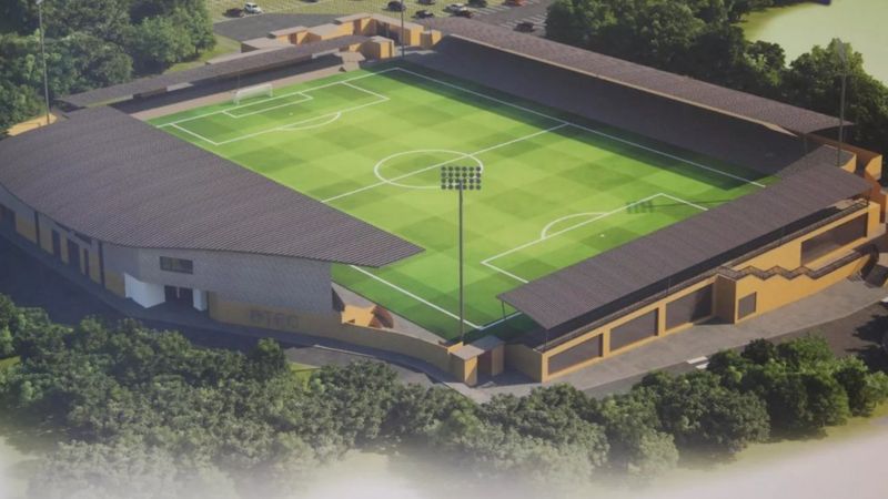 Basingstoke Town Football Club gets green light for stadium works - BBC ...