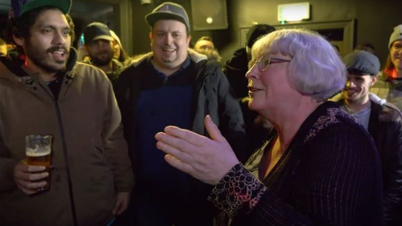 From retired school teacher to battle rapper - BBC News