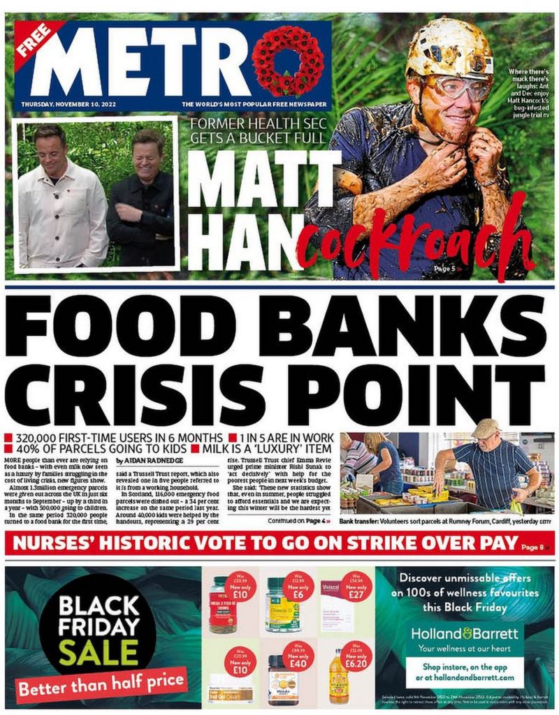 Scotland's papers: Nurses strike 'catastrophe' and NHS 'on the brink ...