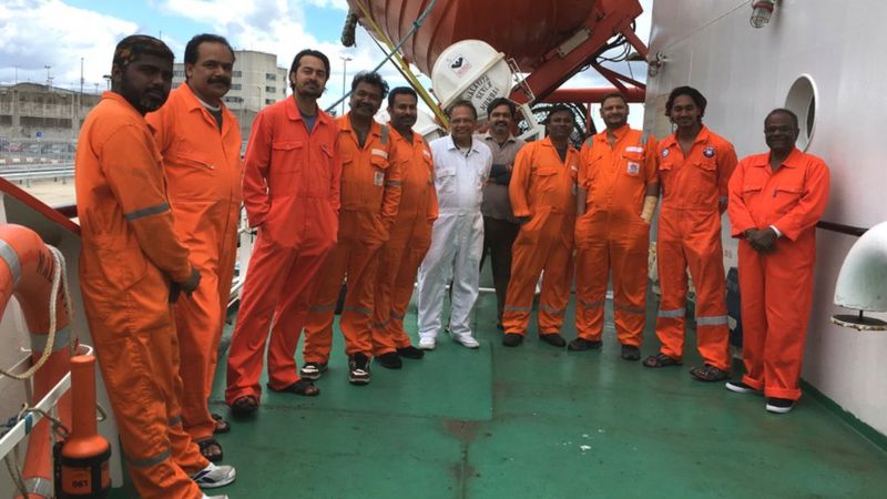 Abandoned seafarers: Hungry, penniless and far from home - BBC News