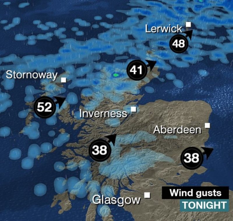 Met Office warning of severe gales for Scotland - BBC News